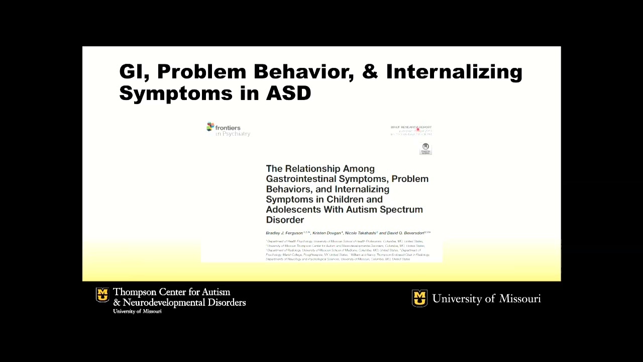 Research Updates: GI Symptoms & Behavior In Autistic Children - We R ...